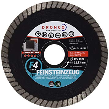 ΔΙΣΚΟΙ ΔΟΜΙΚΩΝ ΥΛΙΚΩΝ: ΔΙΣΚΟΣ DRONCO F4 CERA Φ115